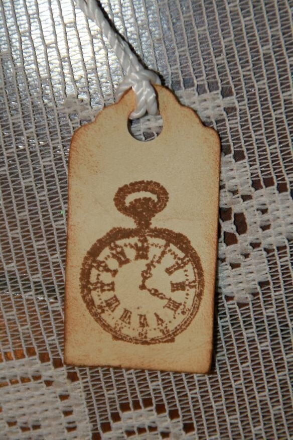25 Primitive Clock Price Tags - Etsy