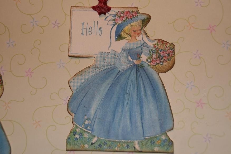 HELLO Pretty Lady GIFT TAGS - Etsy
