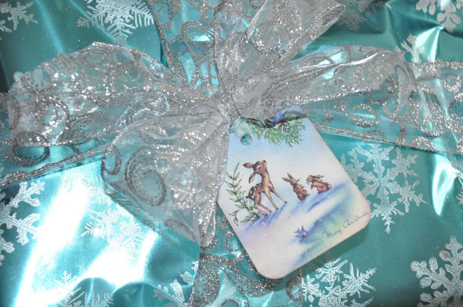 Baby Deer Christmas Gift Tags - Etsy