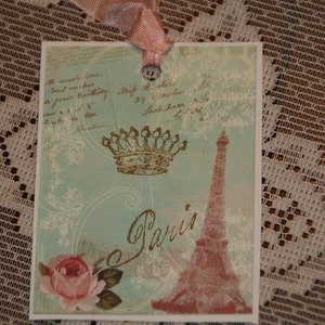 Eifel Tower Tags, Ooolala Paris French Vintage Inspired Eifel Tower ...