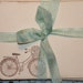 Bicycle Note Cards With Envelopes, Set of 8 Gift Wrapped, Hand Stamped ...