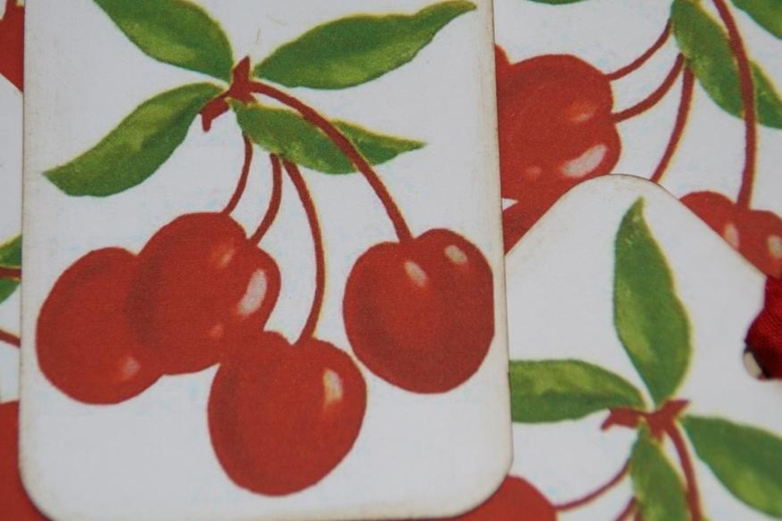 Fresh Picked Cherries Gift Tags - Etsy