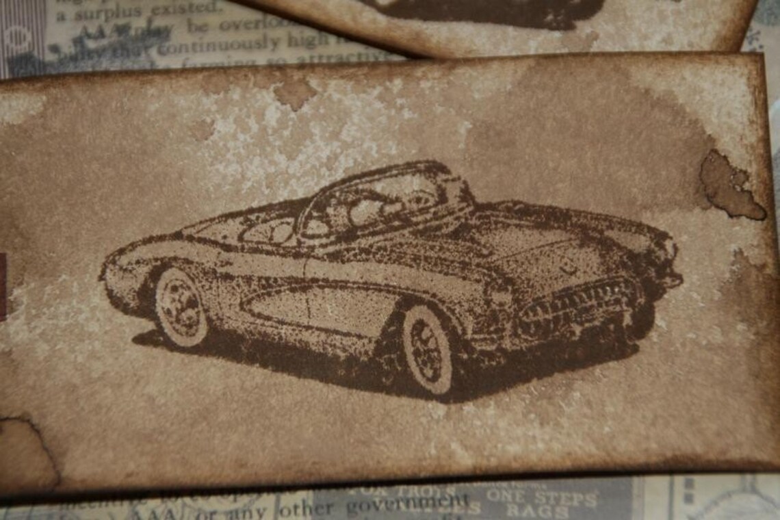 1957 Corvette Gift Tags - Etsy