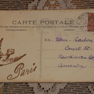 Paris French Carte Postale Vintage Post Card Hang Gift Tags - Etsy