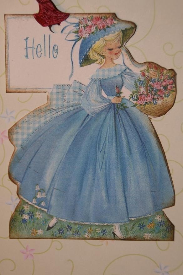 HELLO Pretty Lady GIFT TAGS - Etsy