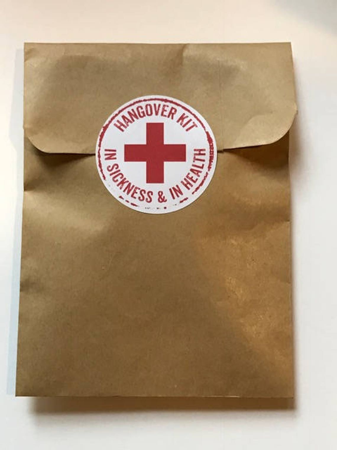 Wedding Favor Sticker Hangover Kit Bag Stickers Hangover Kit - Etsy