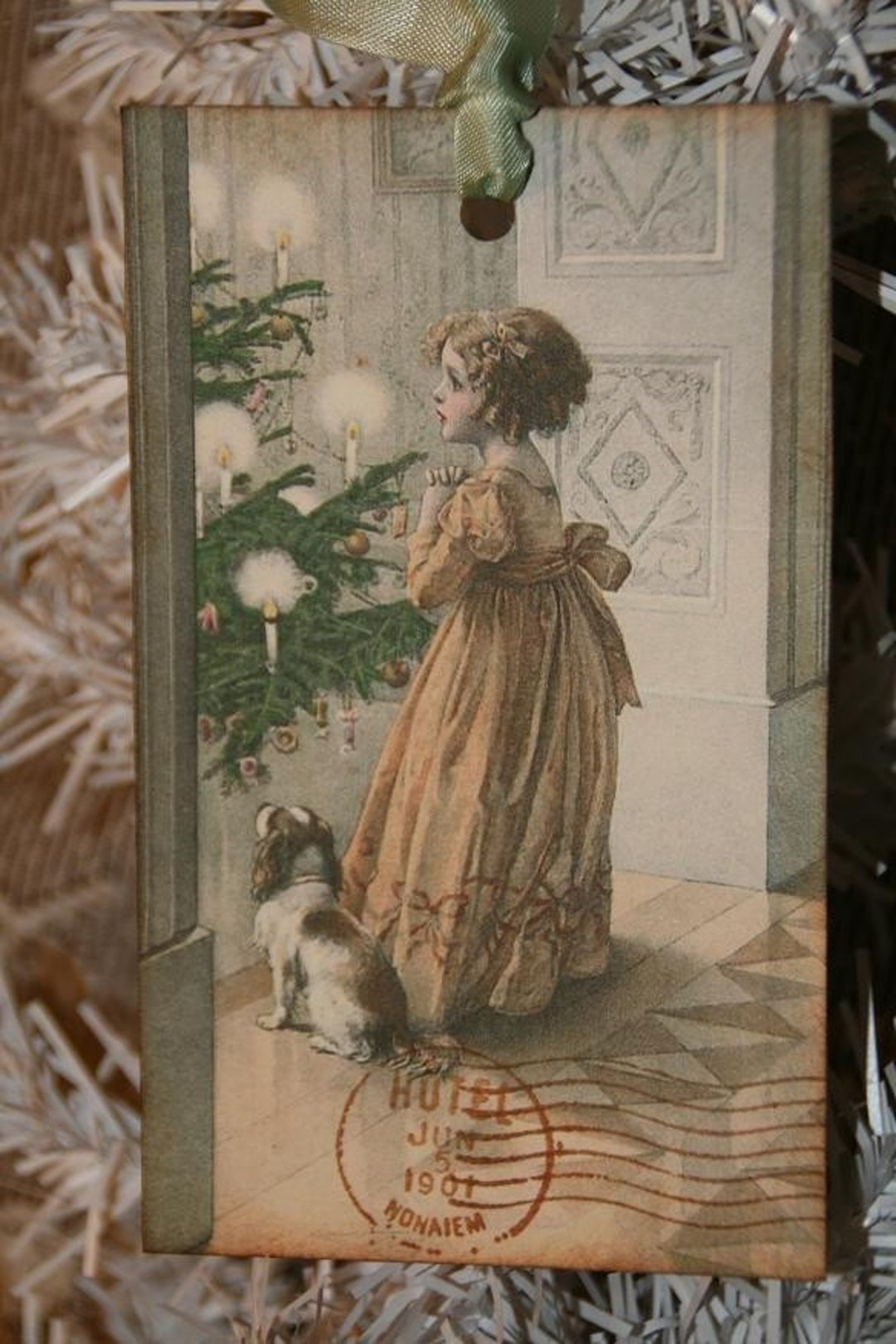 Victorian Christmas Eve Gift Tags - Etsy