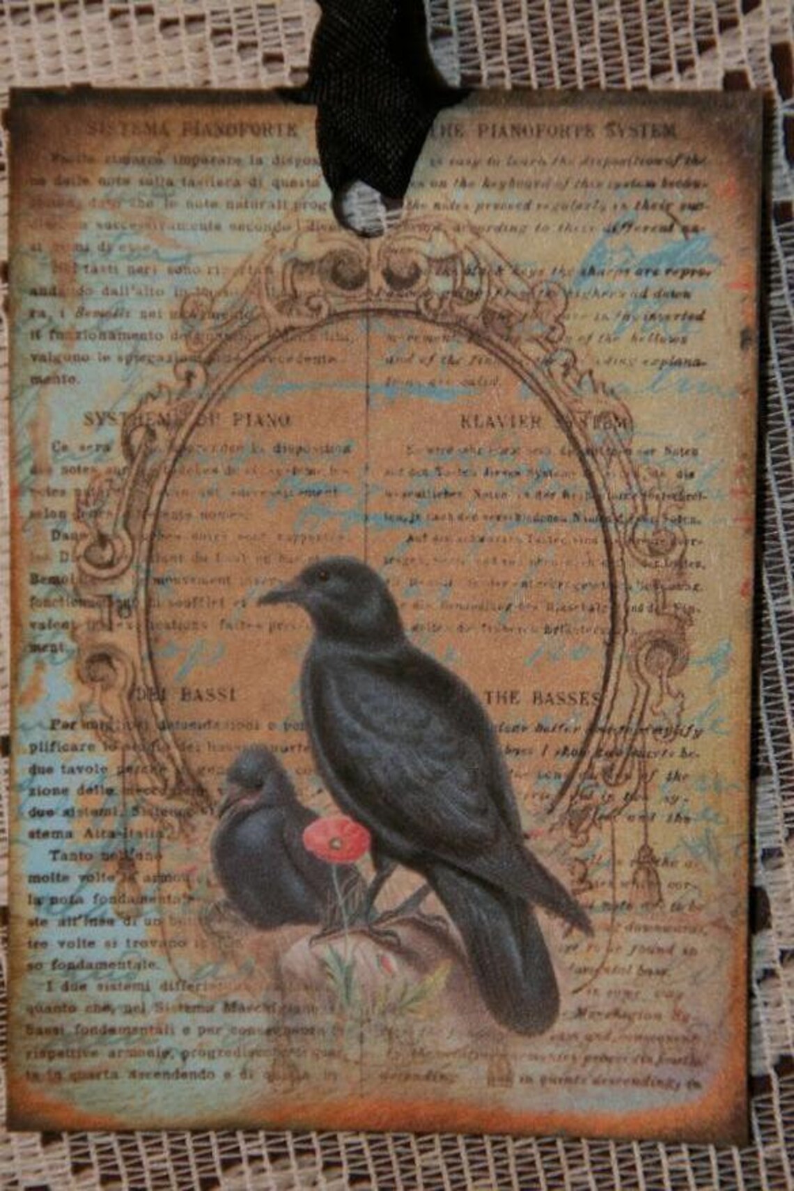 Pretty Crow Tags | Etsy