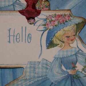 HELLO Pretty Lady GIFT TAGS - Etsy