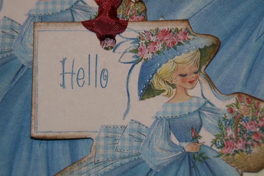 HELLO Pretty Lady GIFT TAGS - Etsy