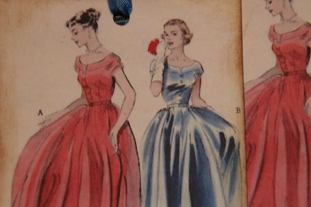 Fairytale Dress Pattern Gift Tags - Etsy