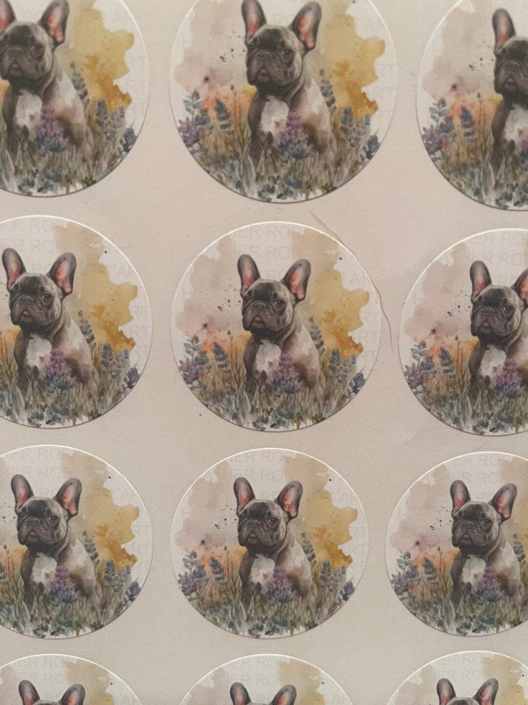 French Bulldog Stickers, Frenchie Dog, Labels, Envelope Seals - Etsy