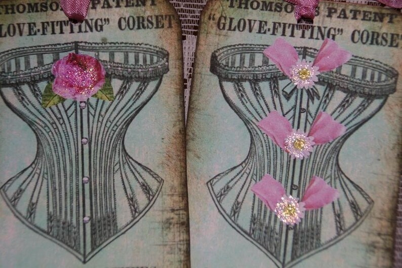 Corset Gift Tags Bridesmaid Tags Bachelorette Party Tags - Etsy