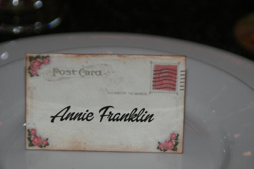 50 - Wedding Place Cards - Vintage Paris Post Cards Wedding Placecards ...