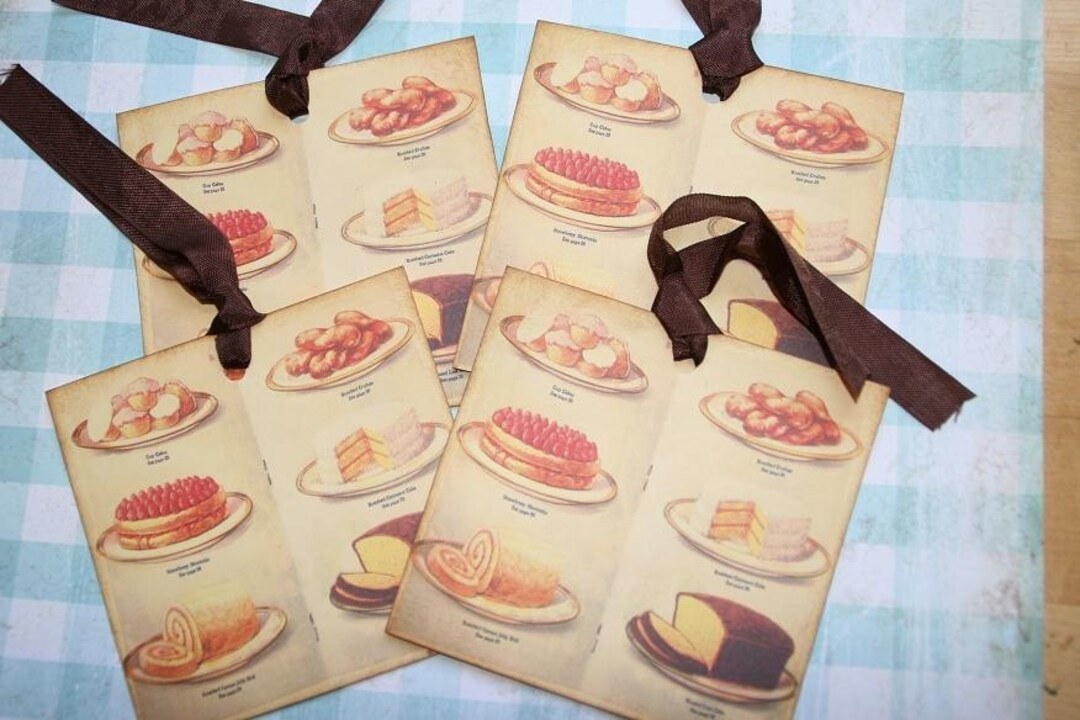 Sweet Desserts Gift Hang Tags - Etsy