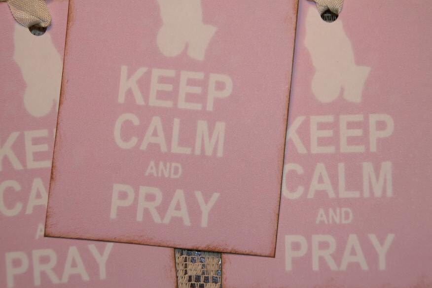 Keep Calm and Pray Tags - Etsy