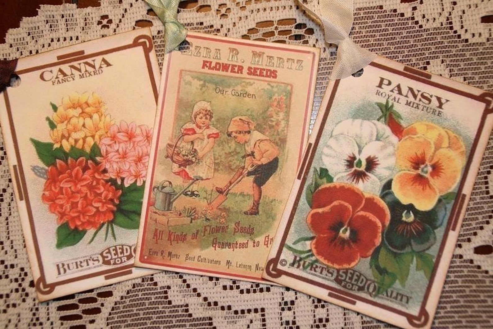 Seed Packets Sampler Gift Tags - Etsy