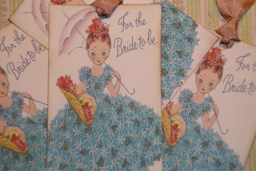 Shower Gift Card, for the Bride to Be Bridal or Wedding Gift Tags - Etsy