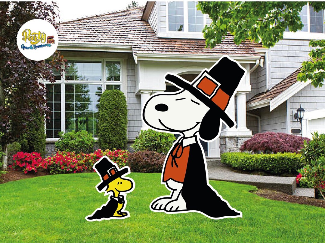 Honor Fun and Friendship With Our Snoopy Yard Signs in Your Yard! - Etsy