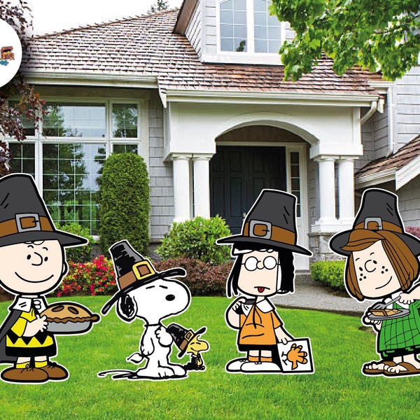 Peanuts Wooden Yard Art - Etsy