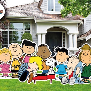 Charlie Brown and Friends Show Logo Yard Sign Cut Out - Etsy