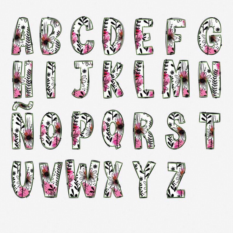 Watercolor Alphabet Watercolor Alphabet Letter Clipart Watercolor ...
