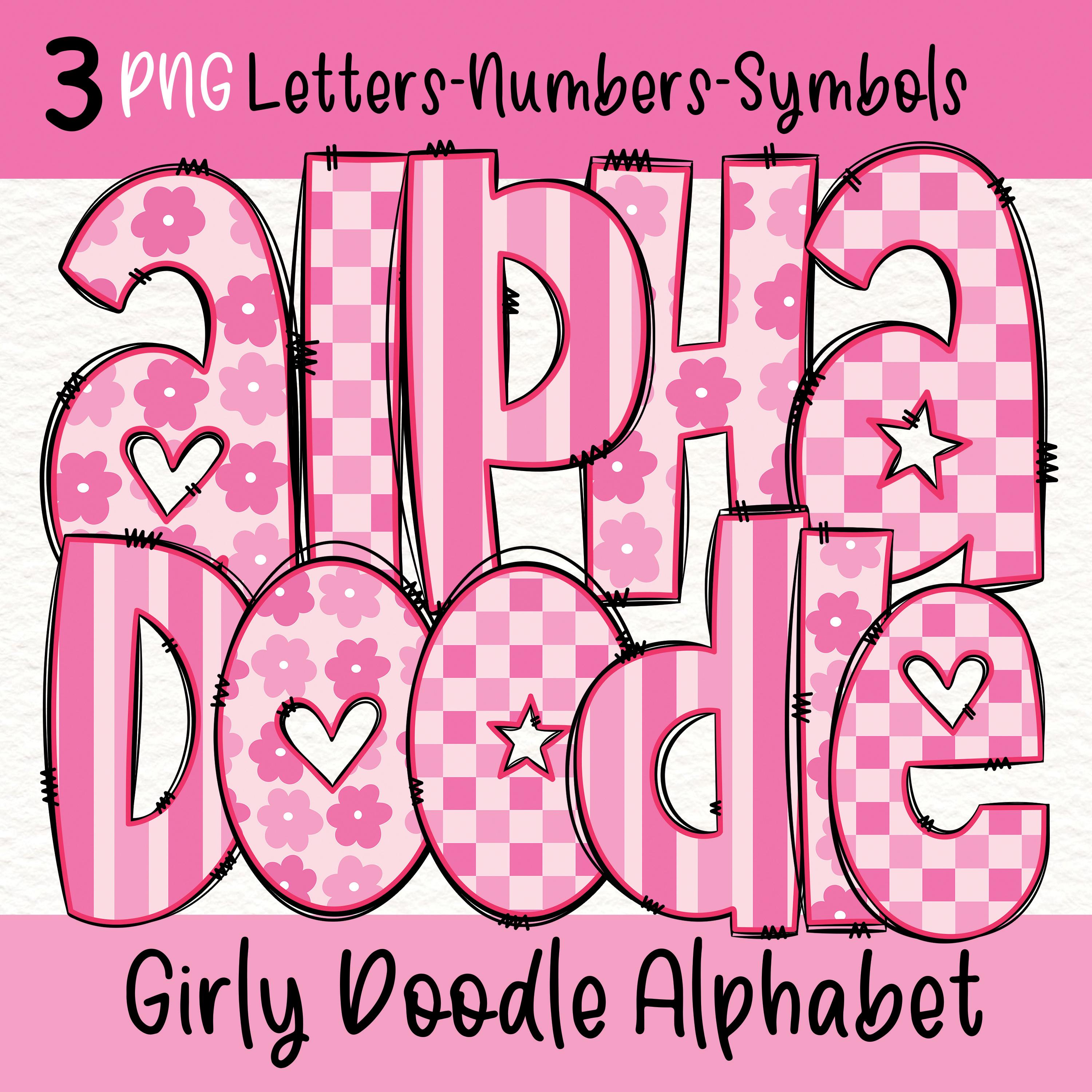 Retro PNG Letter Alphabet Alpha Doodleletters Doodle Letters Customs ...