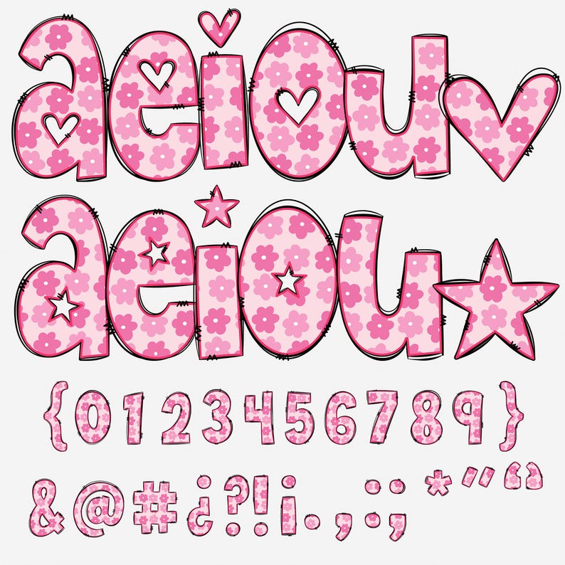 Retro PNG Letter Alphabet Alpha Doodleletters Doodle Letters Customs ...