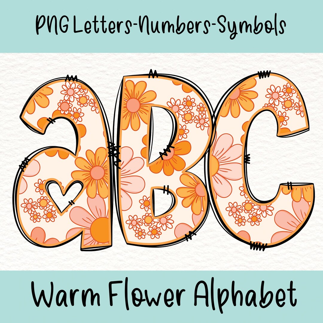 Downloadable Alphabet PNG Floral Name Letters Floral Letters Coloring ...