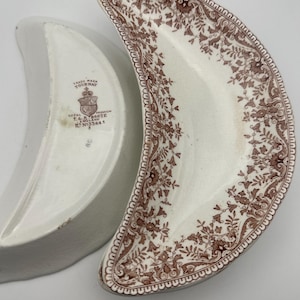 Antique 1891 Tournay Bone Dishes by T&R Boote Marked - Etsy