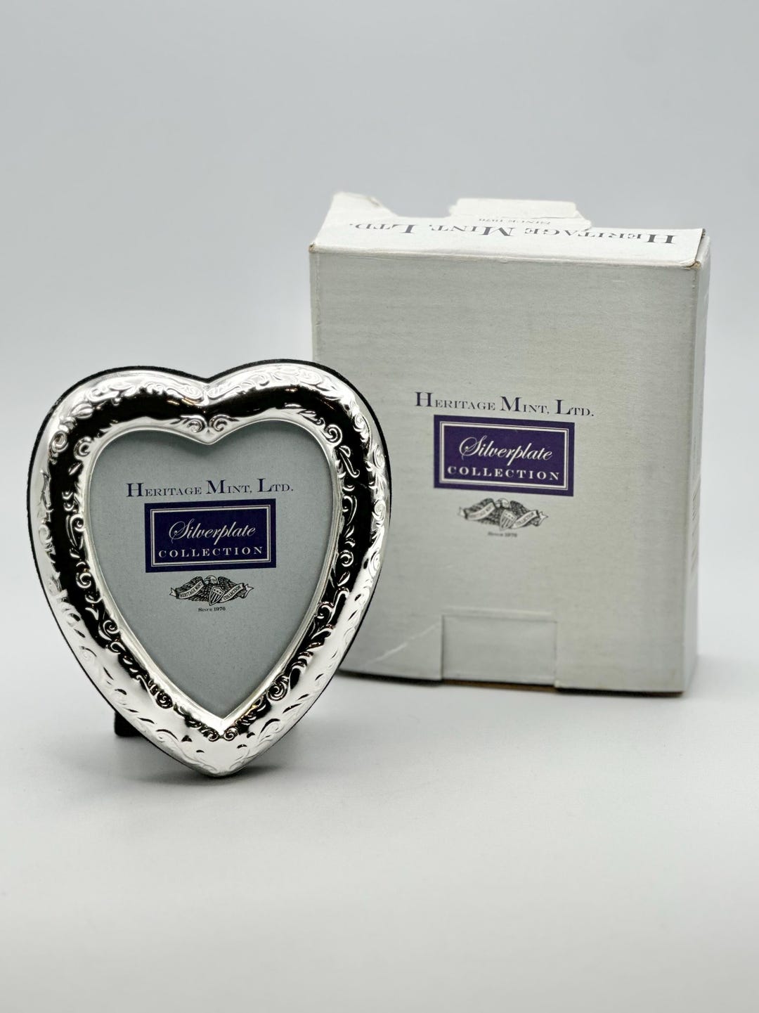 Heritage Mint Silverplate Collection Heart Frame Unused 2.25 X 2.5 - Etsy
