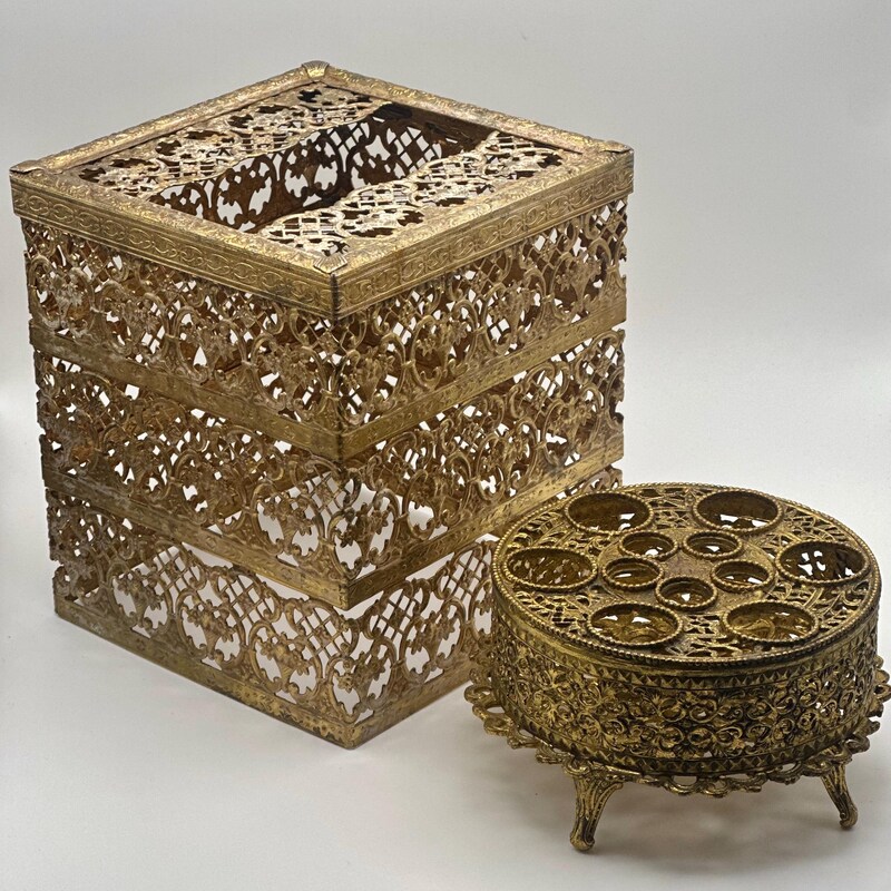 Filigree Tissue Box - Etsy