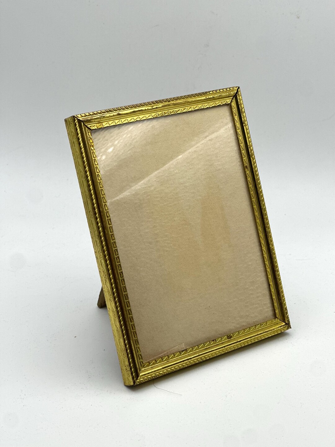 Vintage 3x4” Brass Gold Tone Picture Frame, Made in USA (B4) - Etsy