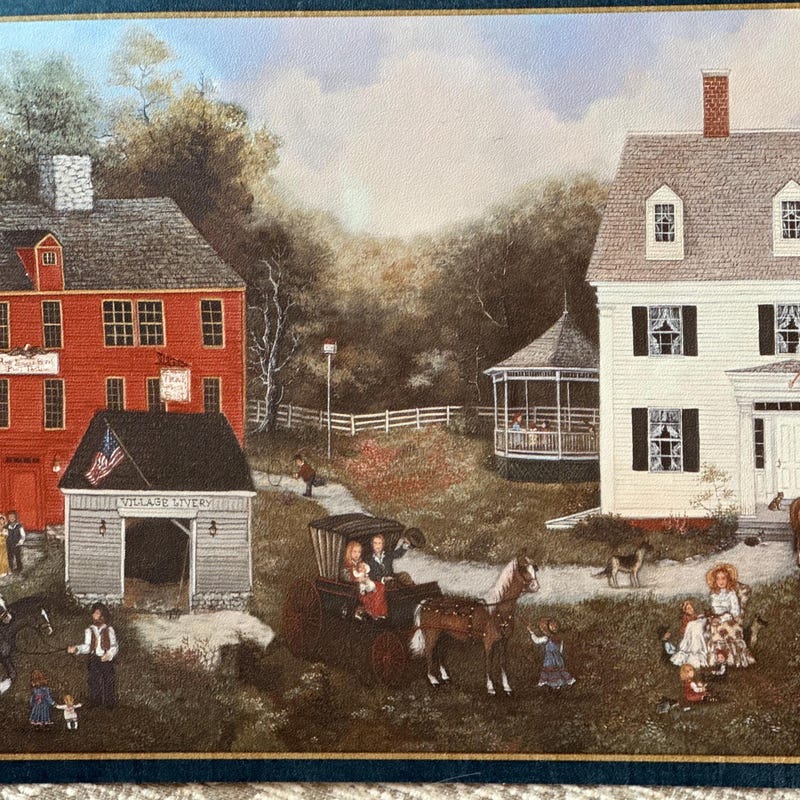Colonial Wallpaper - Etsy