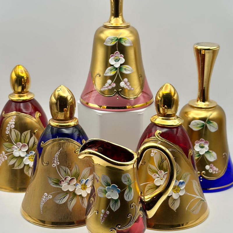 Amber Glass Vase Czech - Etsy