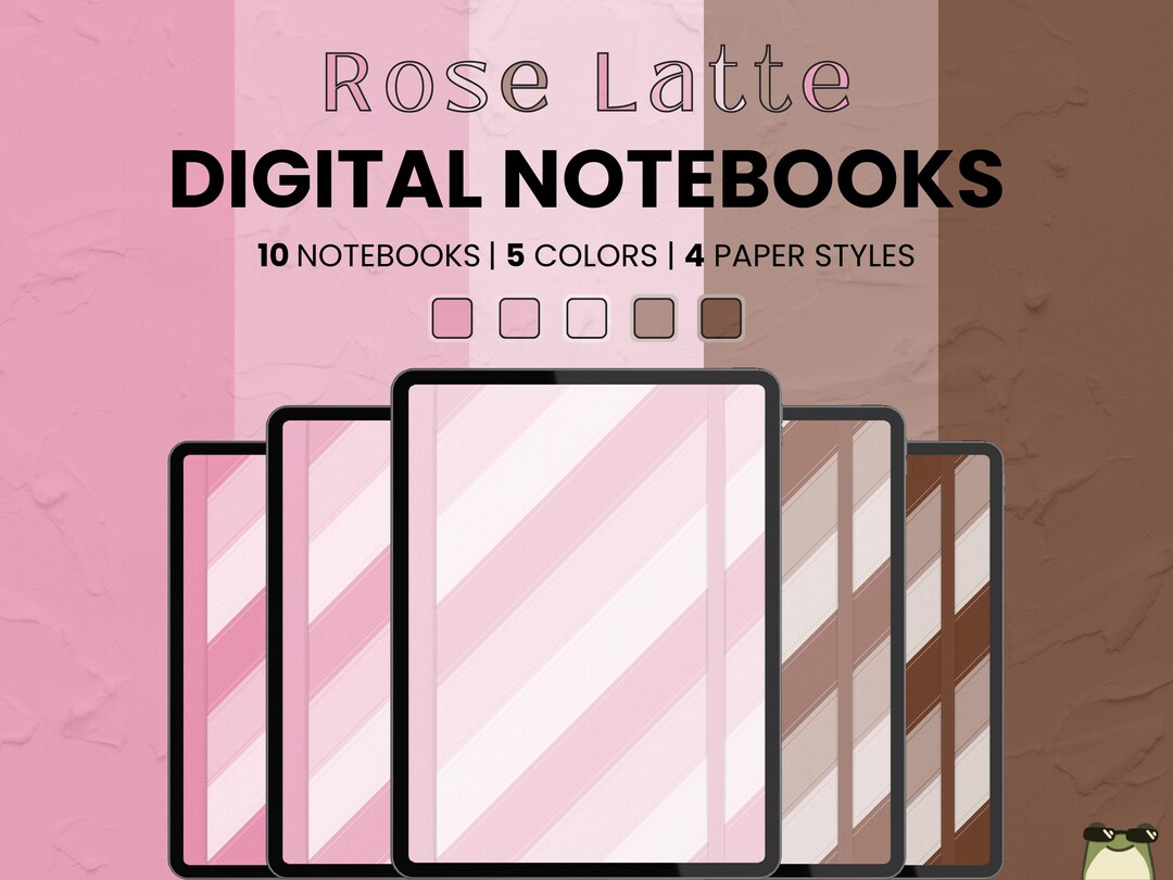 Cute Digital Notebook Set for Goodnotes, Notability | Simple Digital ...