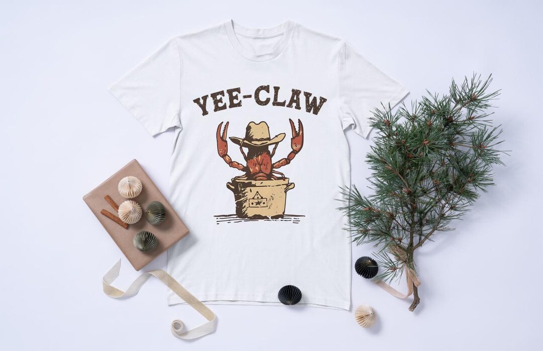 Yee Claw Yee Haw Crab Shirt, Cowboy Crawfish Shirt, T Shirt - Etsy