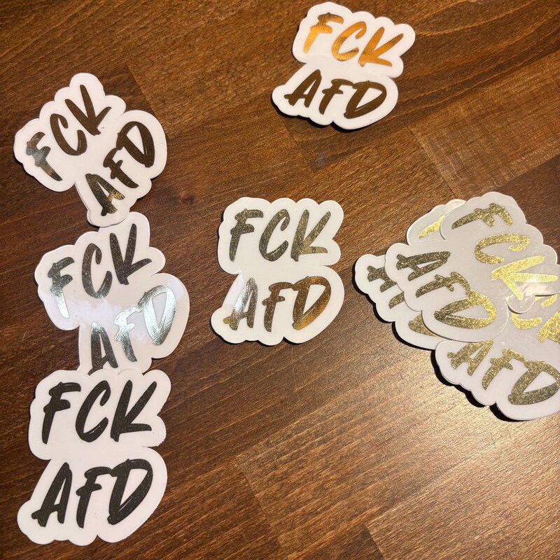 Fck afd sticker - Etsy.de