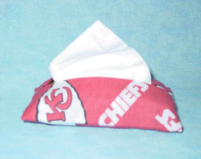 KANSAS CITY CHIEFS POCKET TISSUE HOLDER - Etsy