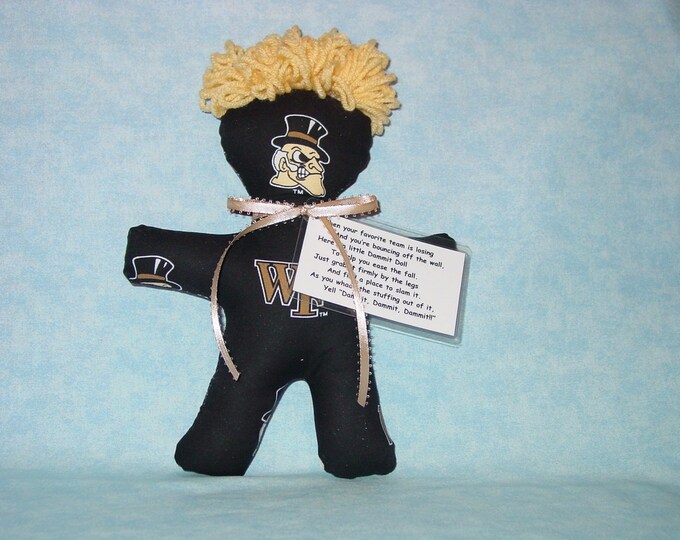 WAKE FOREST DEACON DEMONS DAMMIT DOLL - Etsy