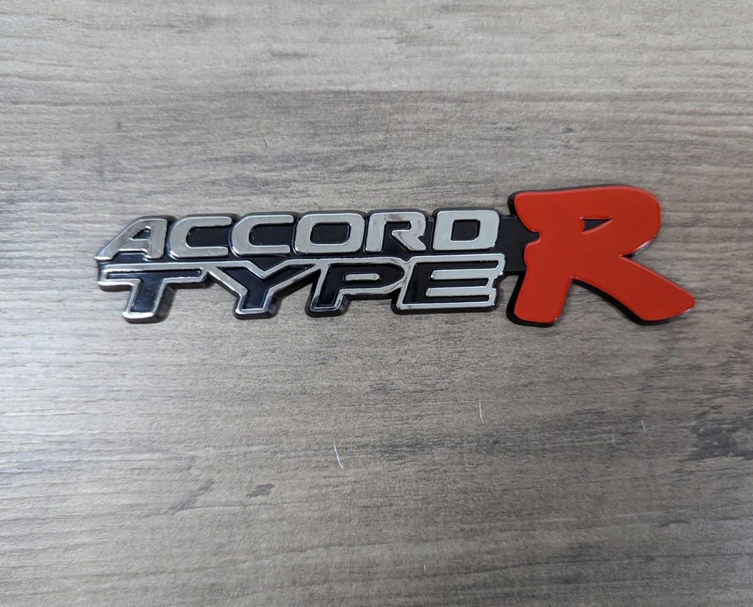 Honda Accord Type R Emblem 6" - Etsy