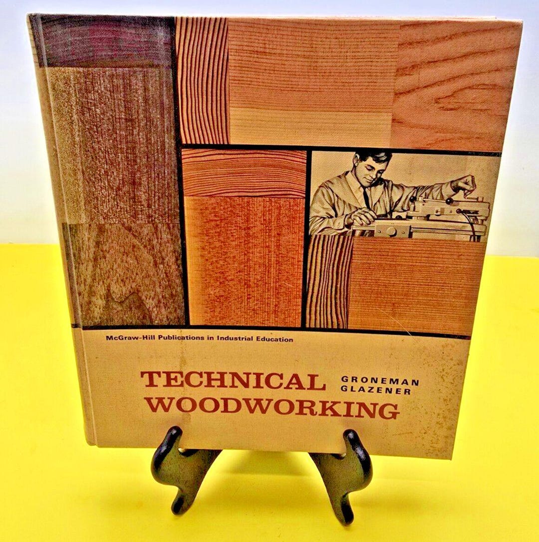 Technical Woodworking 1966 by Groneman Glazener Book B1 - Etsy