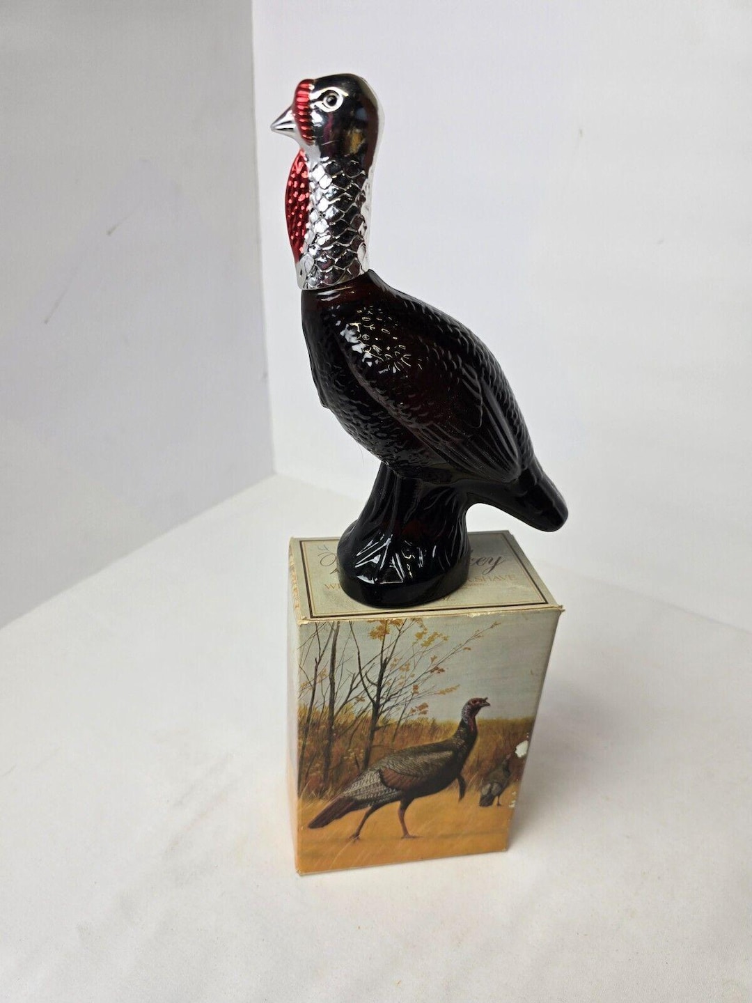 Vintage Avon Wild Turkey Wild Country After Shave Hunting Hunter Cabin ...