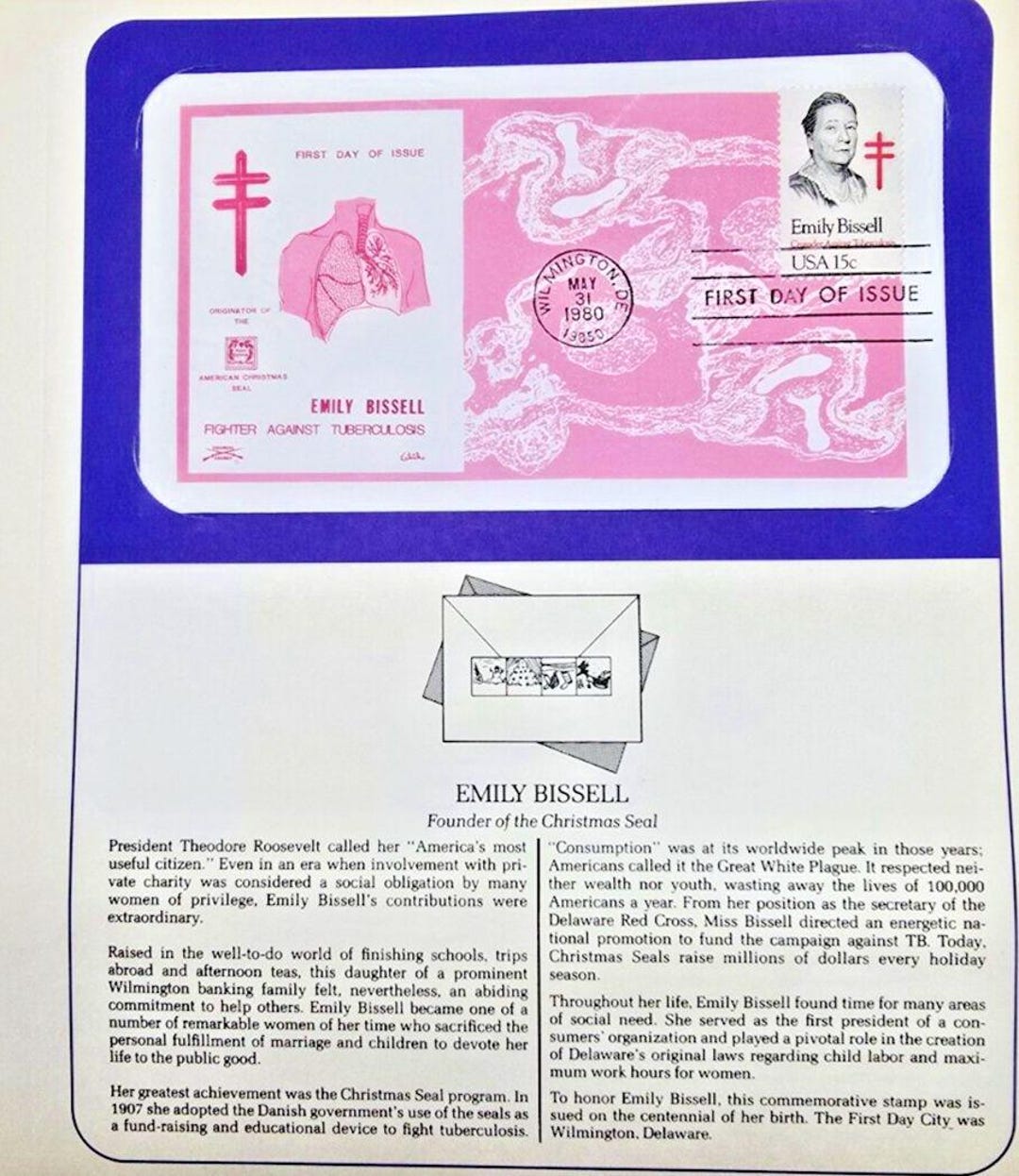 Emily Bissell Fight Against Tuberculosis Originator American Christmas ...