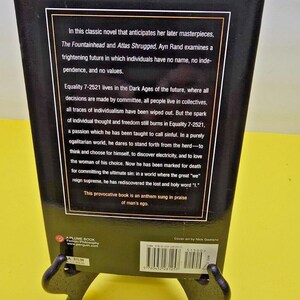 Ayn Rand Anthem 50th Anniversary Edition Paperback Book 1999 B1 - Etsy