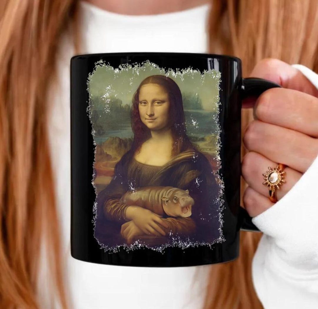 Moo Deng Mug, Mona Moo Deng Mug, Moo Deng Ceramic Mug, Funny Baby Hippo ...