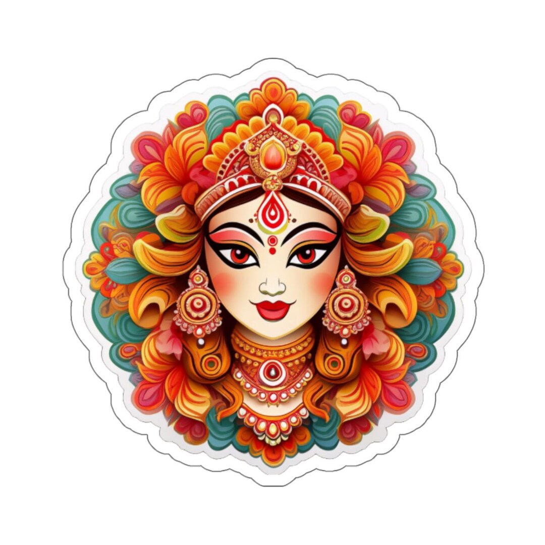 AMBE MAA RANGOLI Garba Navratri Goddess God Dandiya Durga Festival ...