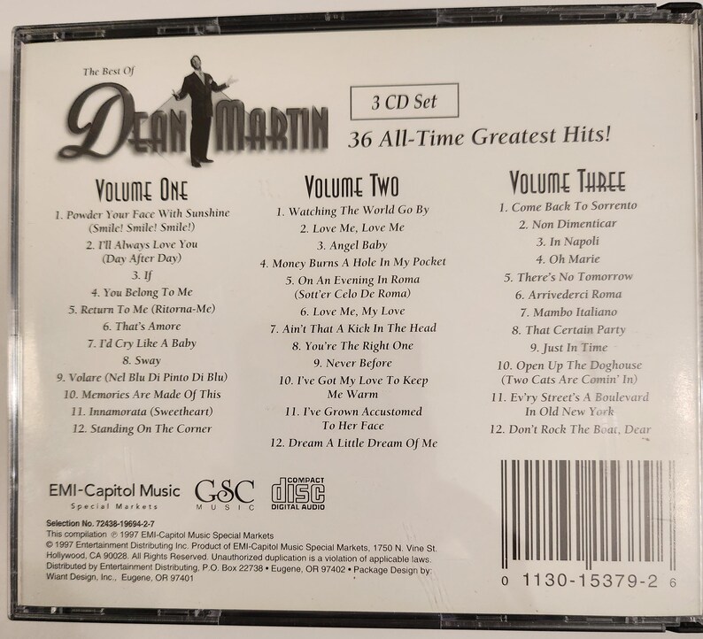 The Best of Dean Martin - Etsy