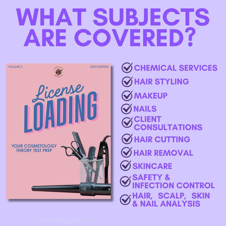 2025 Cosmetology Theory Study Guide- Volume 2 | 100-question Practice ...