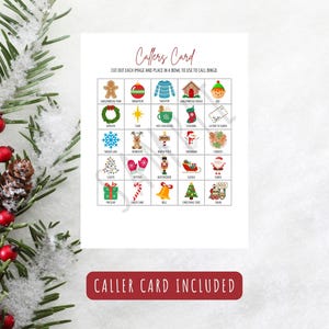 Christmas Bingo for Kids, Printable Christmas Bingo, Christmas ...